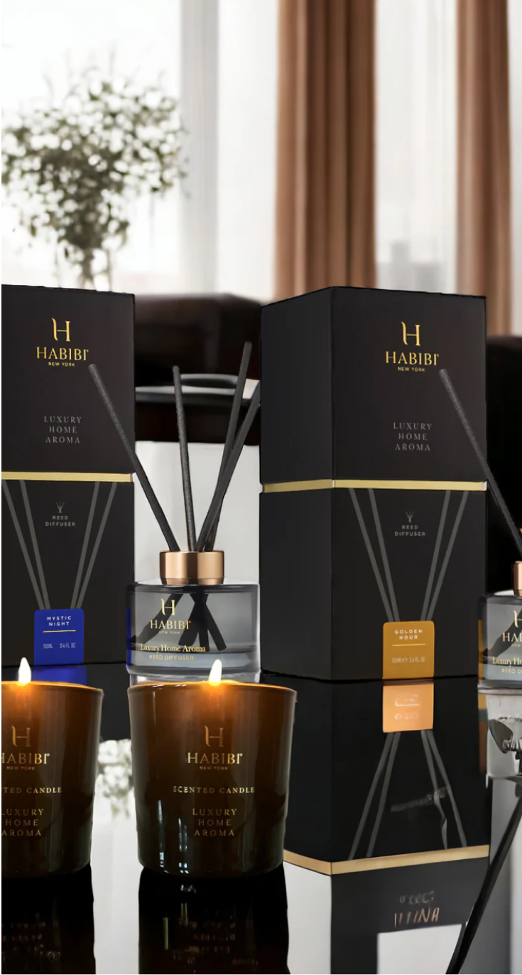 Luxury Home Fragrances Collection | Reed Diffusers & Candles – Habibi NY