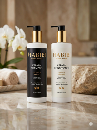 Argan and Olive Oil Shampoo and Conditioner - Habibi NY